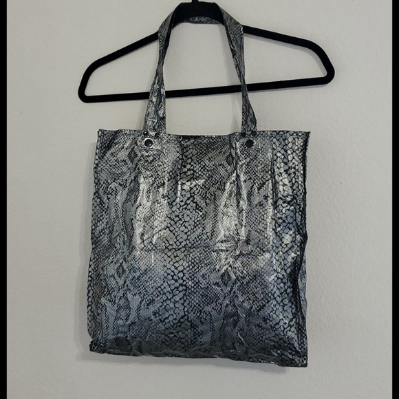 Unbranded | Bags | Tote Bagvinyl Snakeskin Print | Poshmark